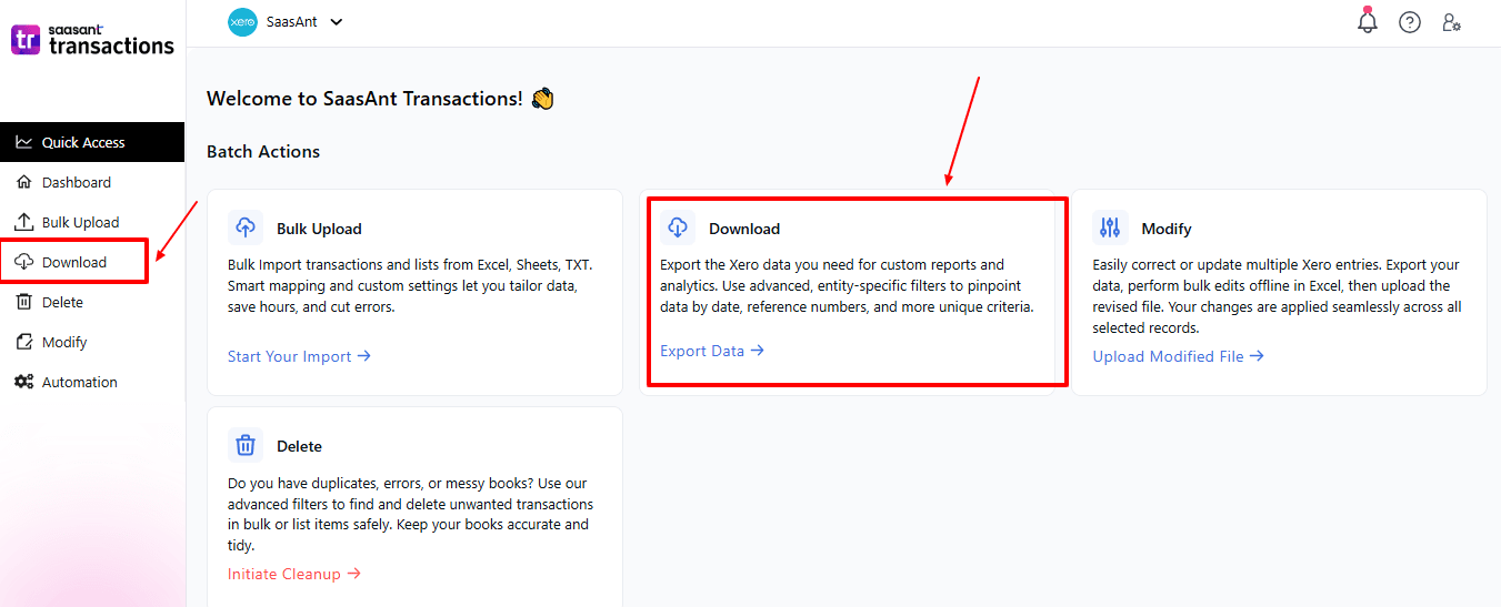 How to Export Journal Entry in Xero