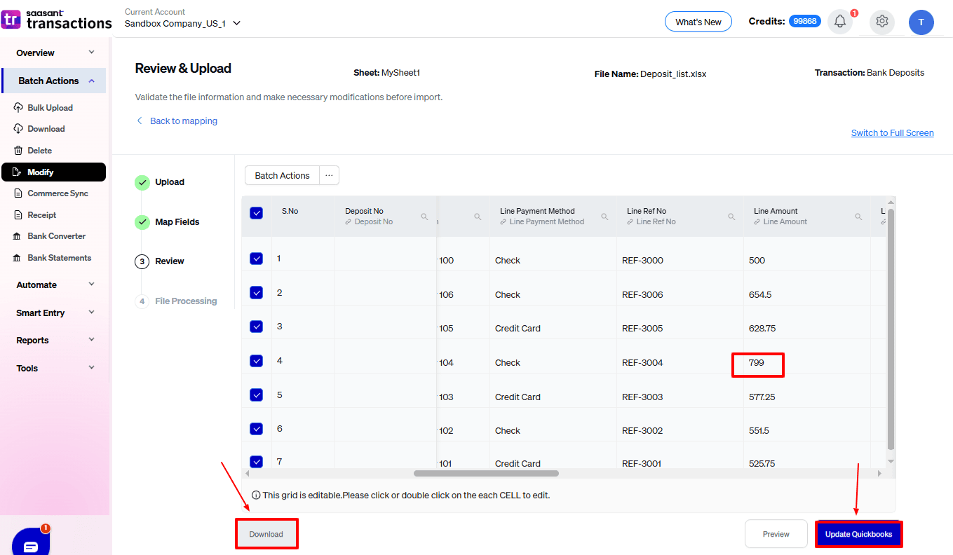How to Edit a Deposit in QuickBooks Online