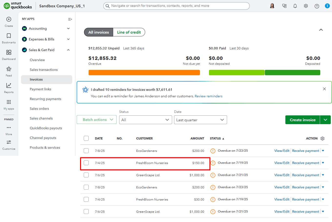 How to Edit Invoices in QuickBooks