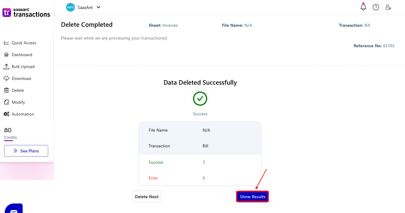 How to Delete Bills in Xero