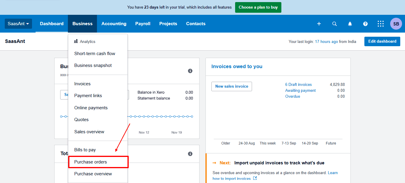 How to Edit Purchase Orders in Xero