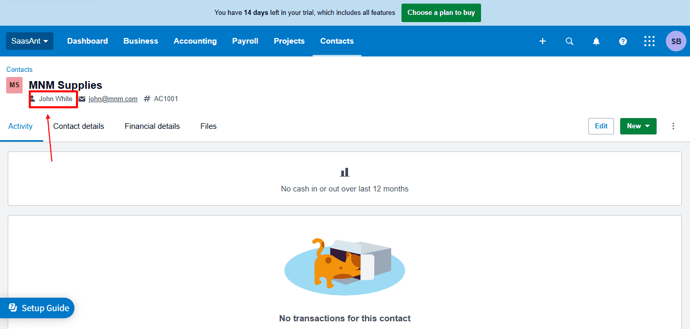 How to Edit Contacts in Xero