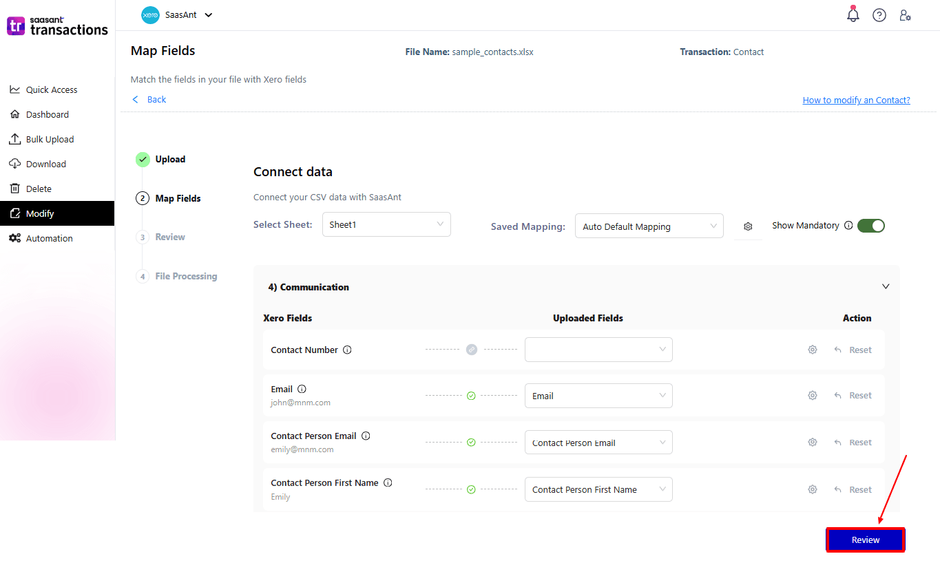 How to Edit Contacts in Xero
