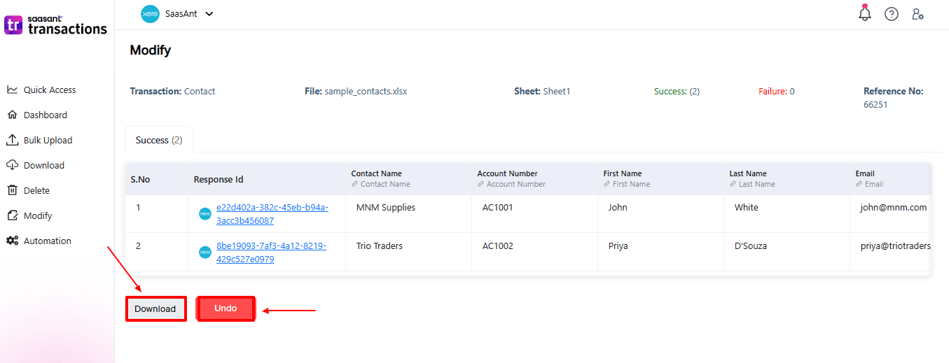How to Edit Contacts in Xero