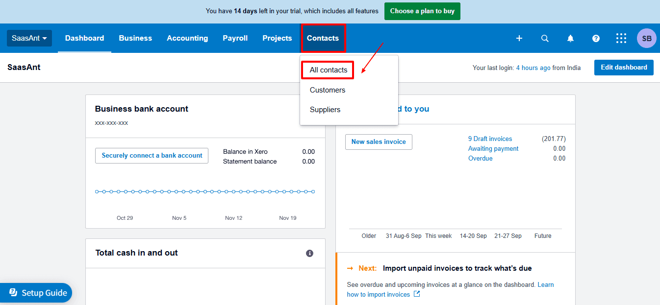 How to Edit Contacts in Xero