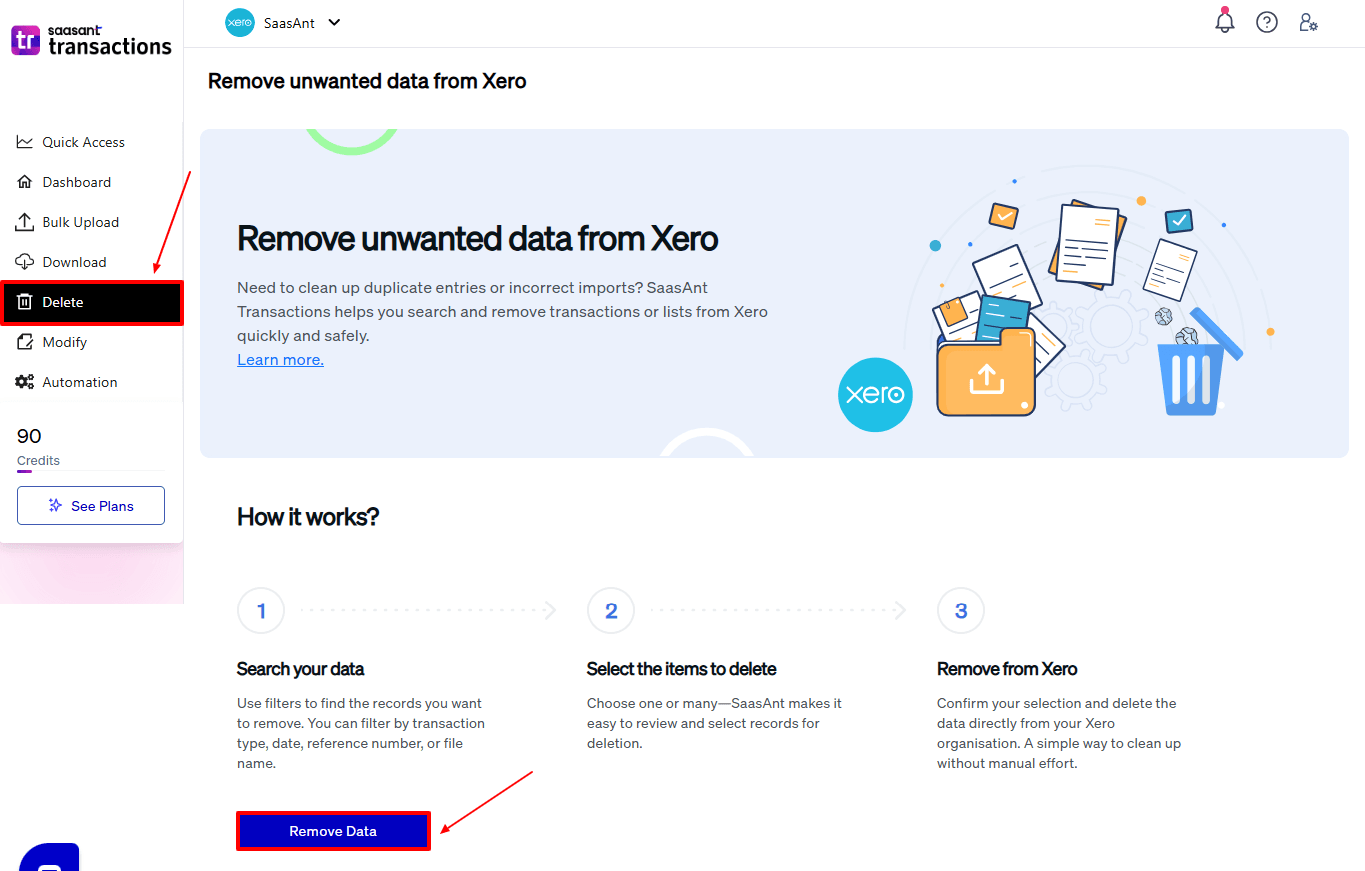 How to Delete Contact in Xero