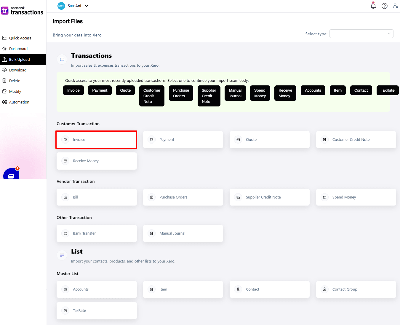 How To Import Data Into Xero
