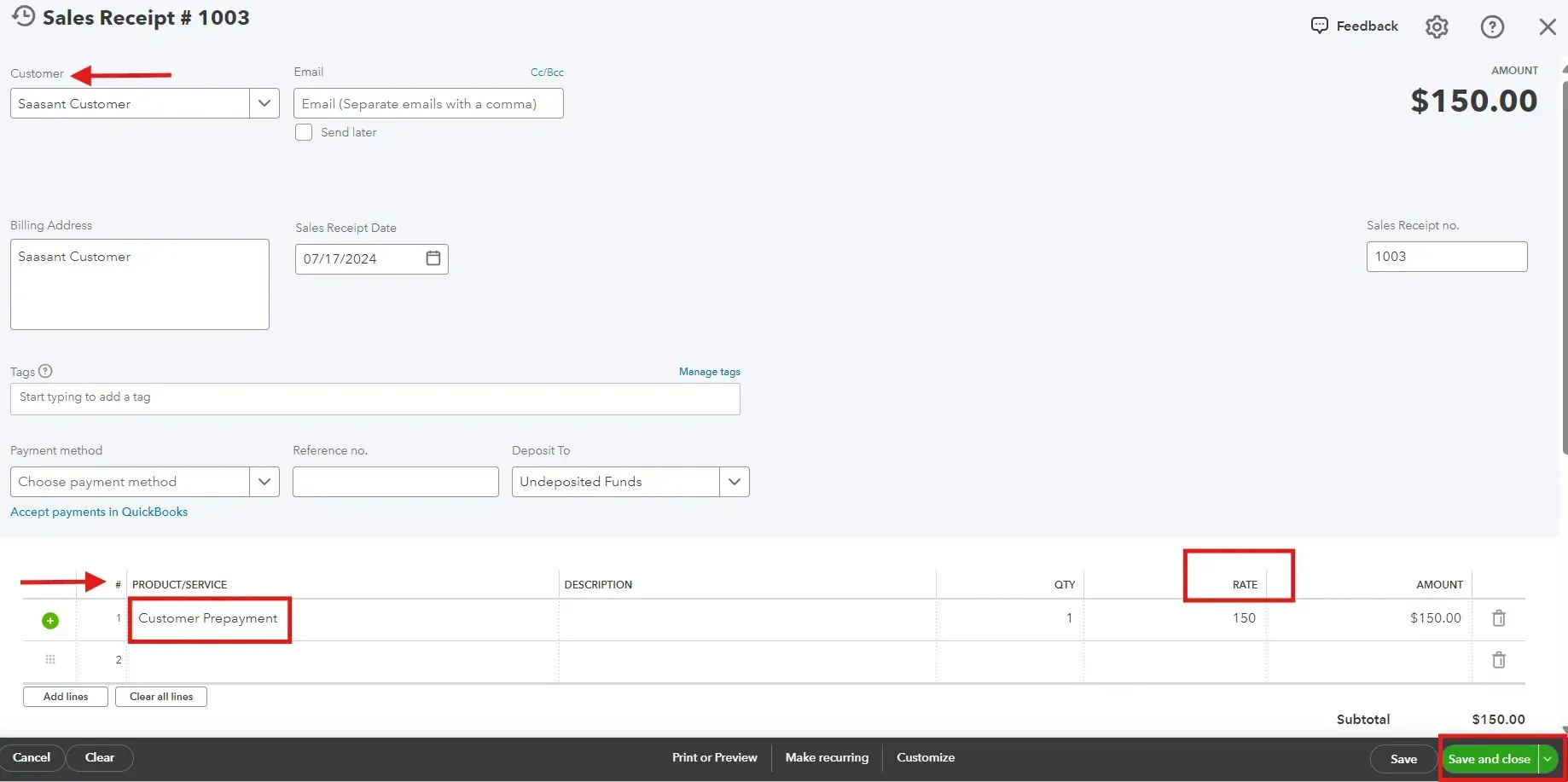 How to Record Customer Prepayments in QuickBooks Online: Step-by-Step Guide