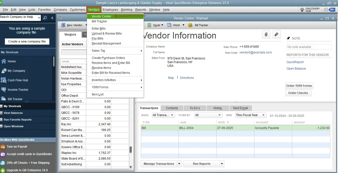 How To Edit A Bill In QuickBooks Desktop