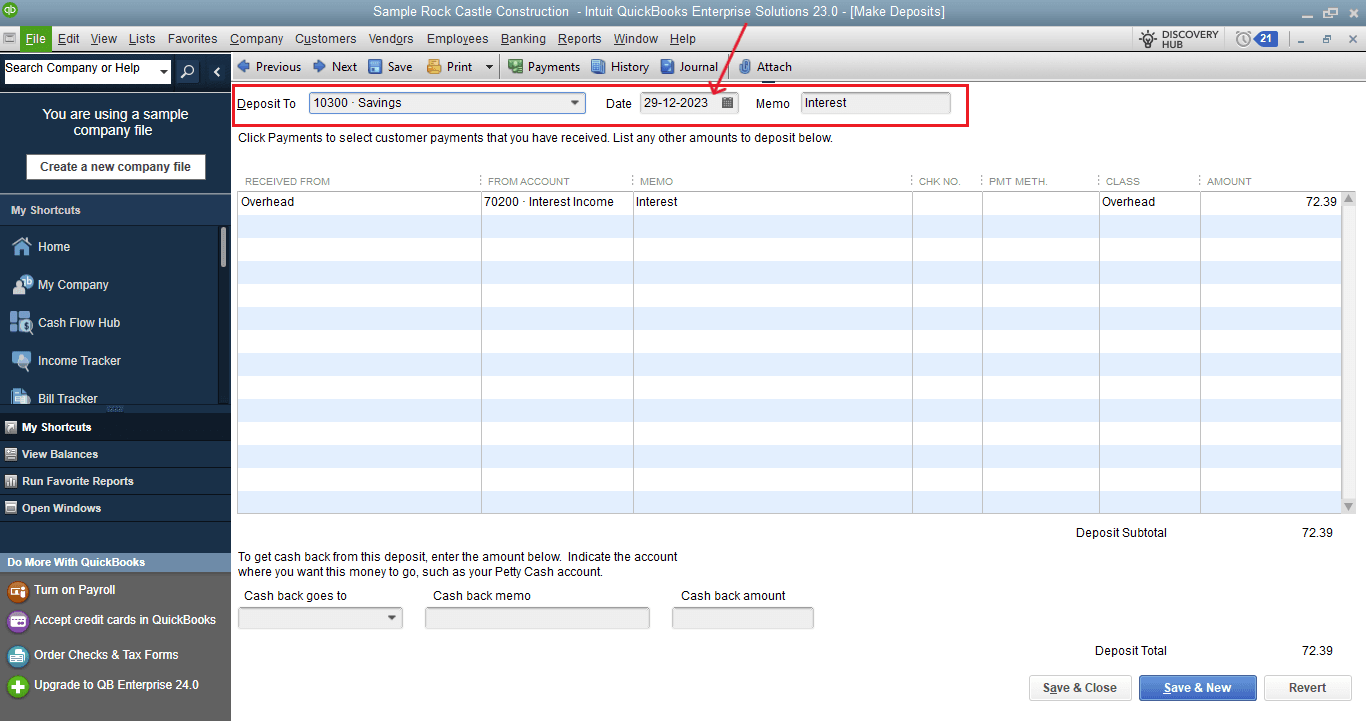 How to Edit a Deposit in QuickBooks Desktop