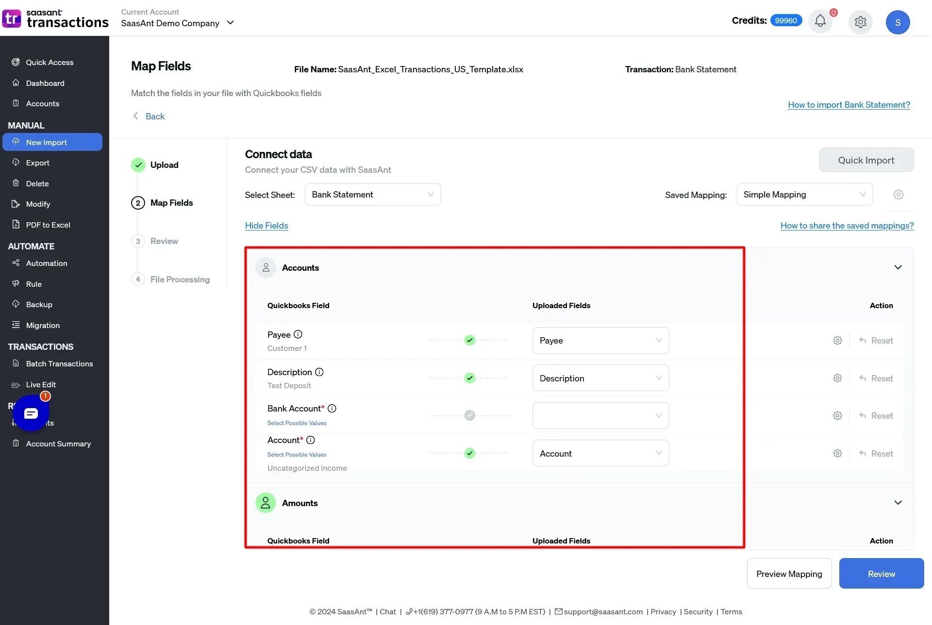 Importing Bank Transactions into QuickBooks Online: The Process
