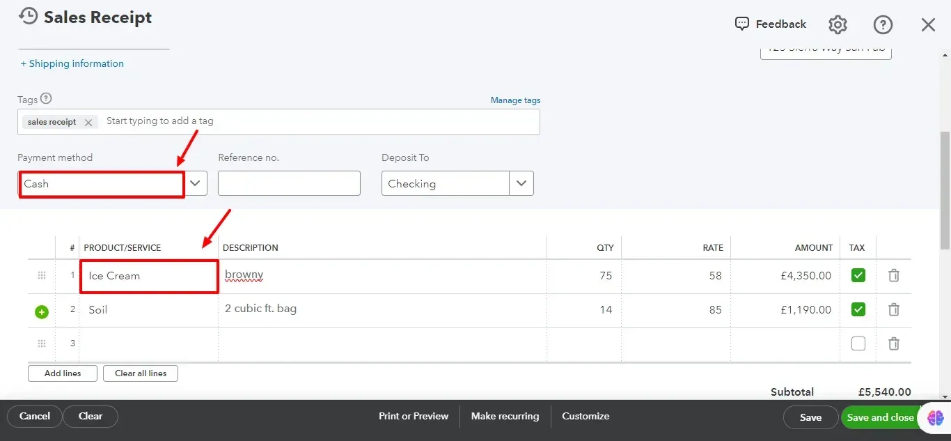 QuickBooks Sales Receipt: Step-by-Step Guide to Creating and Managing ...